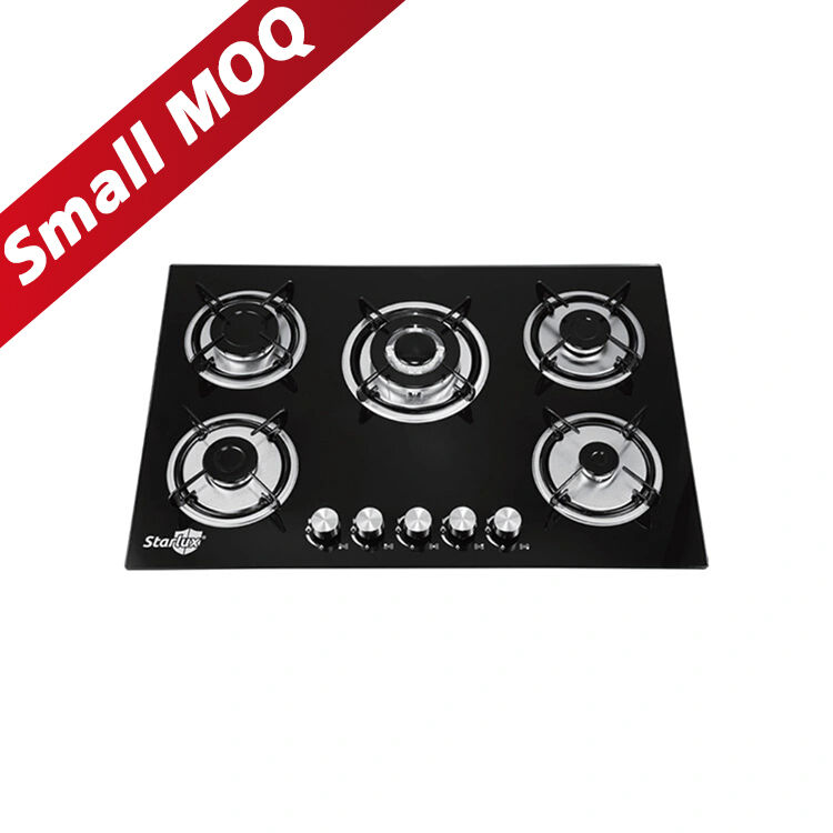 7mm Tempered Glass Gas Cooktop 1.5V DC Igniter Heat Resistance ...